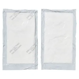 Dri-Loc® Meat Pad 4.75X6.5 IN Plastic Cellulose White Rectangle ...