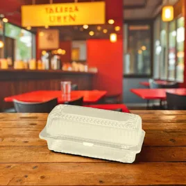 Hoagie & Sub Take-Out Container Hinged 8.5X4.5X3.5 IN 500/Case ...