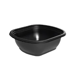 Thermosource Tooling Take-Out Container Base 6X6 IN PP Black Square 240 ...
