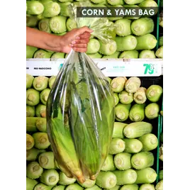 Pull-N-Pak® Corn Yam Bag Roll 15X24 IN Linear Low-Density Polyethylene ...