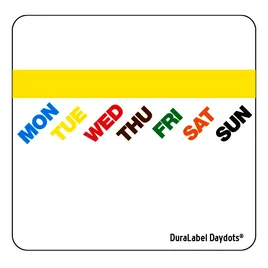 DuraLabel Prep-n-Print flex Duralabel DOW Label 2X2 IN 2000/Pack ...