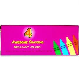 Crayon 4 Count/Pack 360 Packs/Case | Imperial Dade