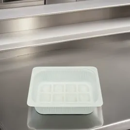 Take-Out Tray 12.5X10X3.25 IN White Ribbed 164/Case | Imperial Dade