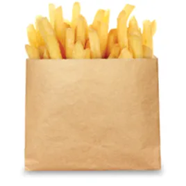 Bagcraft® EcoCraft® French Fry Bag 5.5X4.5 IN Wax Coated Paper Kraft ...