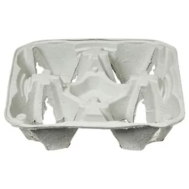 Victoria Bay Cup Carrier & Tray 4 Compartment Molded Fiber Natural 300 ...