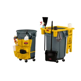 Brute® Receptacle Caddy Bag 14X10.5X1.5 IN Yellow Vinyl Nylon 1/Each ...