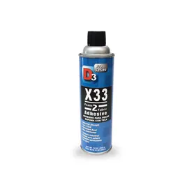 X333 Adhesive 12 OZ Heavy Duty Spray 12/Case | Imperial Dade