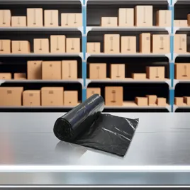 Victoria Bay Can Liner 40X46 IN 40-45 GAL Black LLDPE 1.9MIL Roll 20 ...