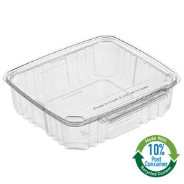 Polar Pak® BreakAway Take-Out Container Hinged 8.73X8.09X2.36 IN PET ...