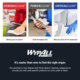 WypAll® L10 General Purpose Wipe 9X10.25 IN 1 White Pop-Up Box Utility ...