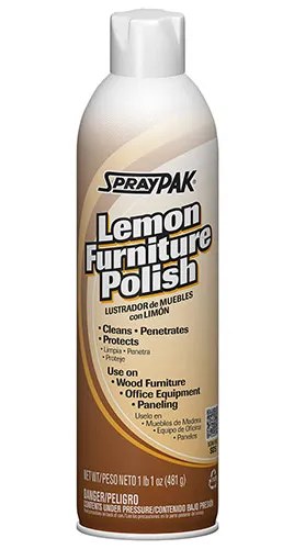 SprayPAK® Lemon Furniture Polish 20 OZ 12 Count/Case | Imperial Dade