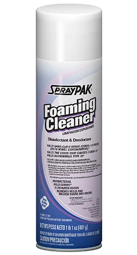 SprayPAK® Disinfectant Cleaner 17 OZ Foam Foaming 12/Case | Imperial Dade