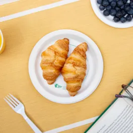 Solo® Plate 6 IN Coated Paper White ProPlanet™ 125 Count/Bag 8 Bags ...