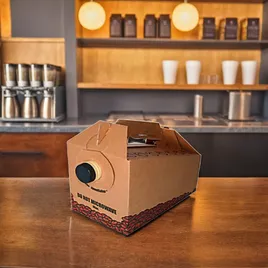 Hot Beverage Box Hot Beverage Dispenser 160 OZ Corrugated Paperboard ...