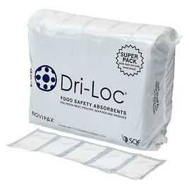 Dri-Loc® Meat Pad 4X7 IN Black Rectangle 40GM Absorbent 1500/Case ...