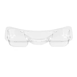 Safe-T-Fresh® Insert 3 Compartment Plastic Clear Rectangle Flip & Mix ...