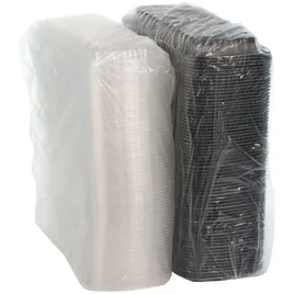 Full Slab Rib Take-Out Container Base & Lid Combo 41.9 OZ MFPP OPS ...