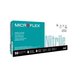 MICROFLEX® Gloves XL 11.8 IN Green 5.9MIL Nitrile Powder-Free Textured ...