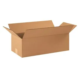 Regular Slotted Container (RSC) 24X12X6 IN Kraft Corrugated Cardboard C ...