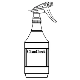 CleanCheck® Spray Bottle & Trigger Sprayer 32 FLOZ HDPE White Red 3 ...