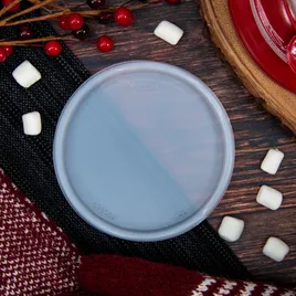 Dart® Lid Flat 4.285X0.278 IN HIPS Translucent For 20 OZ Cup No Hole ...