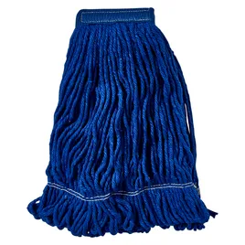 Mop Head 32 OZ Blue Cotton Rayon Polyester Nylon Loop End Lint Free 1 ...