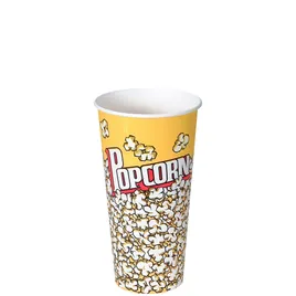 Solo® Popcorn Bucket & Tub Base 24 OZ Treated Paper Multicolor Popcorn ...