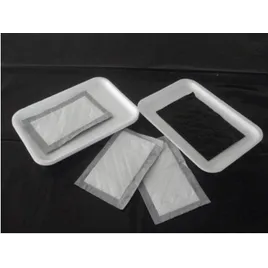 Super Soaker Meat Pad 4X6 IN Black White 2000/Case | Imperial Dade