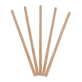 Coffee Stirrer 7.5 IN Wood Natural Unwrapped Flat 500 Count/Pack 10 ...