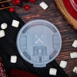 Dart® Trophy® Plus™ Lid Flat 3.57X0.368 IN HIPS Translucent For 12-24 ...