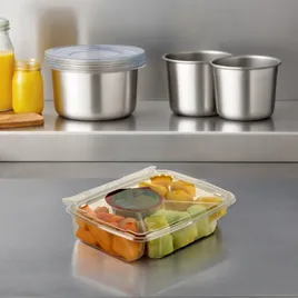 Fresh N' Sealed® Deli Container Hinged With Flat Lid 24 OZ 4 ...