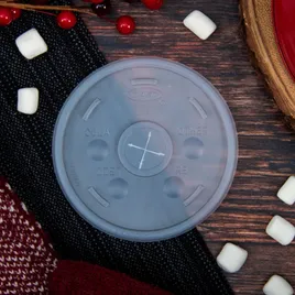 Dart® Lid Flat 4.53X0.28 IN HIPS Translucent For 12-24 OZ Cold Cup ...