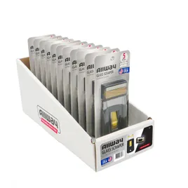 Glass Razor Blade Scraper Steel Soft Grip Includes (5) Blades 1/Each ...