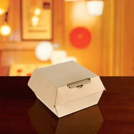 Bagcraft® EcoCraft® Take-Out Box Hinged With Dome Lid 4X4X2.81 IN Paper ...