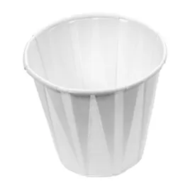 Harvest® Cup Pleated Water 3 OZ Paper White 2500/Case | Imperial Dade