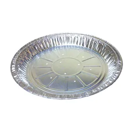 Pie Pan 9 IN Aluminum Silver Round Perforated 500/Case | Imperial Dade