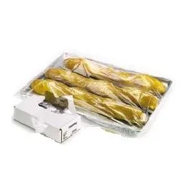 Heritage Bun Pan Bag 21X6X35 IN Plastic 0.9MIL Clear Gusset 500/Case ...