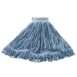 Super Stitch® Mop Head Large (LG) 24 OZ Blue Cotton Synthetic Blend ...