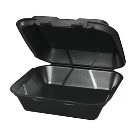 Take-Out Container Hinged With Dome Lid 6.25X6.25X3 IN Polystyrene Foam ...