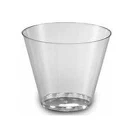 Clear Ware Cup Tumbler 9 OZ Plastic Clear 500/Case | Imperial Dade