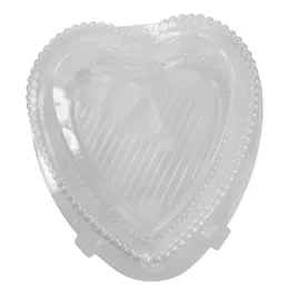 SureLock® Take-Out Container Hinged With Dome Lid 9 IN RPET Clear Heart ...