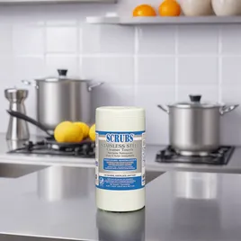 Scrubs® Stainless Steel Cleaner Wipe 6/Case | Imperial Dade