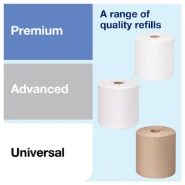 Tork H80 Paper Towel Dispenser 9.32X12.32X15.95 IN Plastic Wall Mount ...