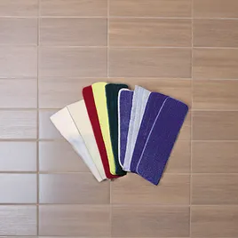 Mop Head 19 IN Blue Microfiber Velcro Low Nap 1/Each | Imperial Dade