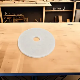 3M™ 4100 Buffing Pad 27X1 IN White Non-Woven Polyester Fiber 175-600 ...