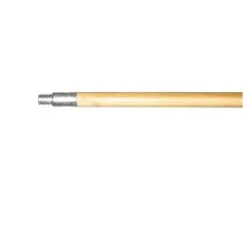 Mop Handle 60IN Wood Metal Threaded 1/Each | Imperial Dade