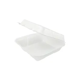 Take-Out Container Hinged 9X9 IN Polystyrene Foam White Square 200/Case ...