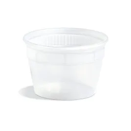 Deli Container Base 16 OZ HDPE Translucent Freezer Safe Microwave Safe ...