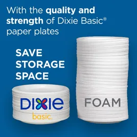 Dixie Basic Bowl 12 OZ Paper White 1000/Case | Imperial Dade