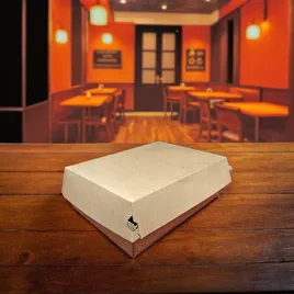 Take-Out Box Hinged 7X5X2.5 IN Paper Kraft 250/Case | Imperial Dade
